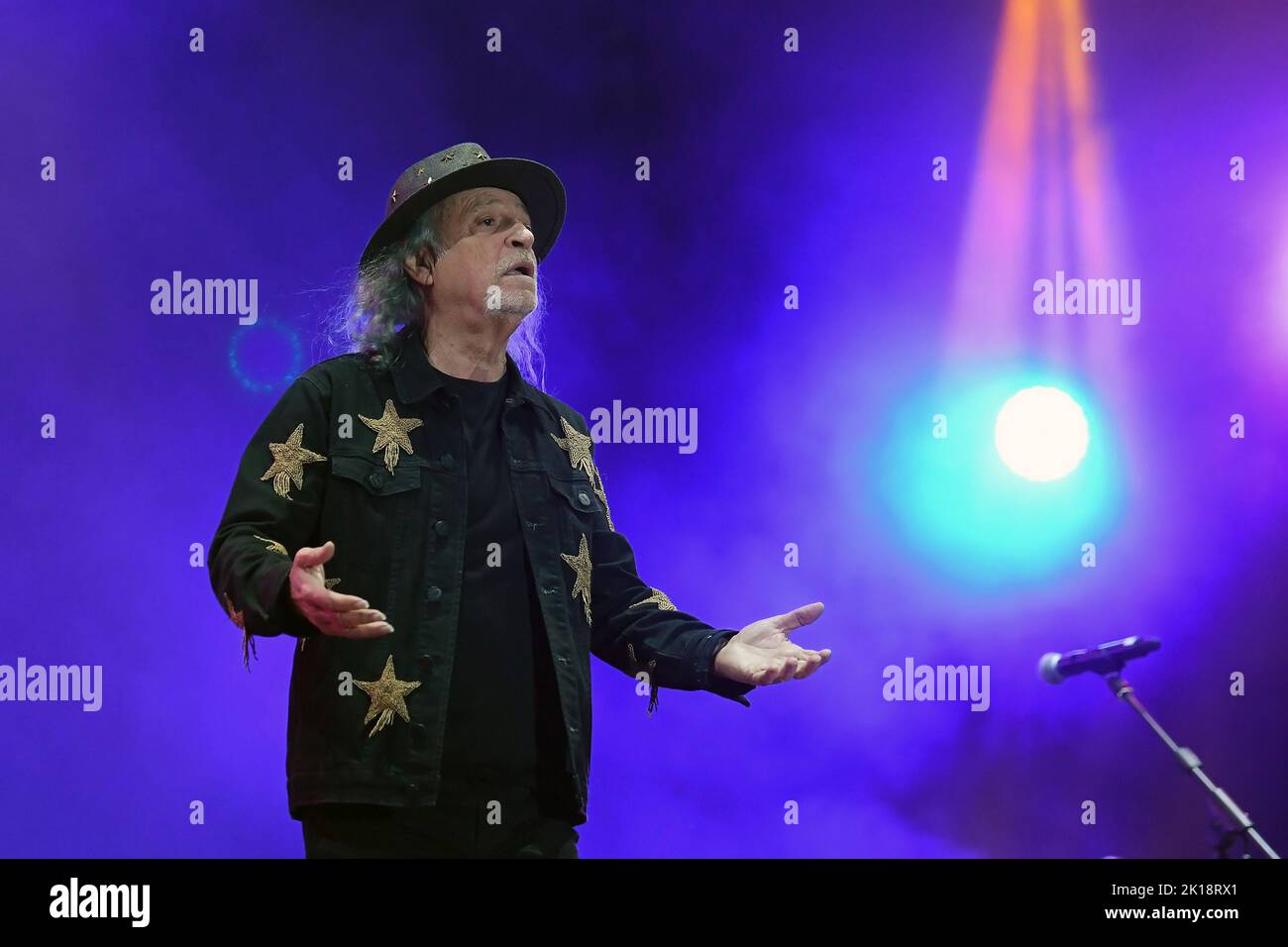 Rio de Janeiro, Brazil,September 9, 2022. Singer Alceu Valença, during ...
