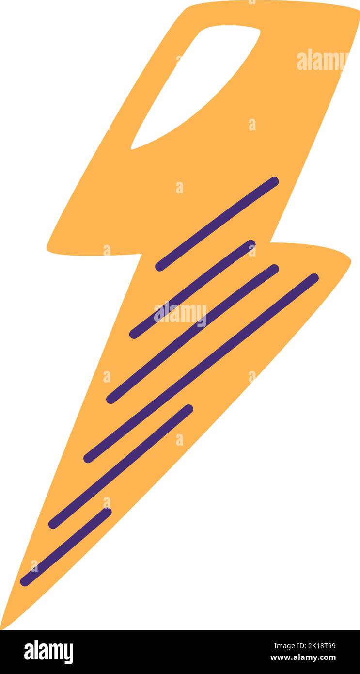 ray thunder power isolated icon Stock Vector Image & Art - Alamy