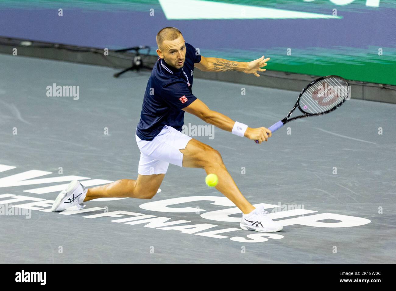 Emirates Arena, Glasgow, UK. 16th Sep, 2022. Davis Cup Tennis, Great ...
