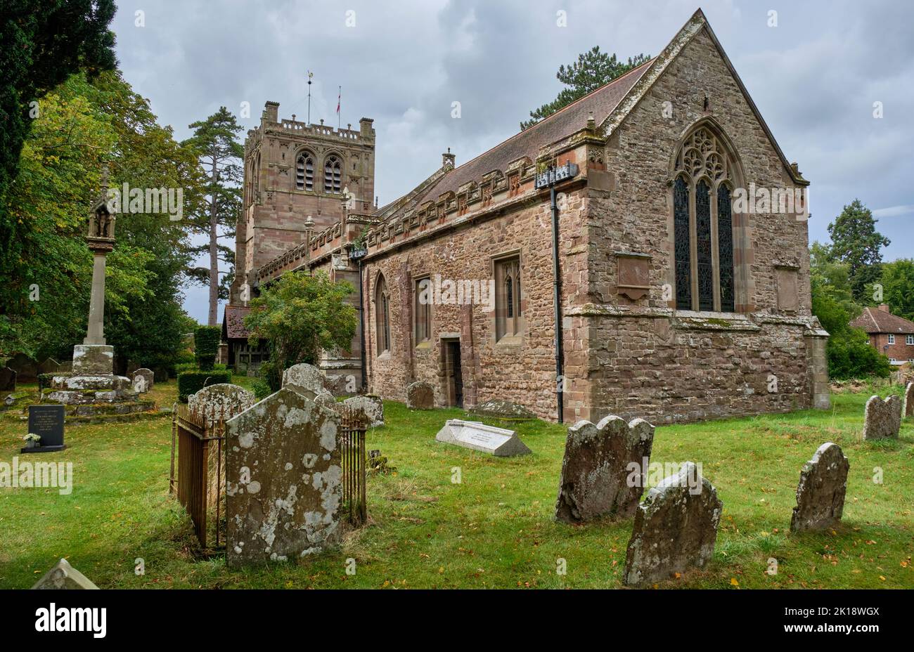 St Mary's Church, Burford, Shropshire Stock Photo - Alamy