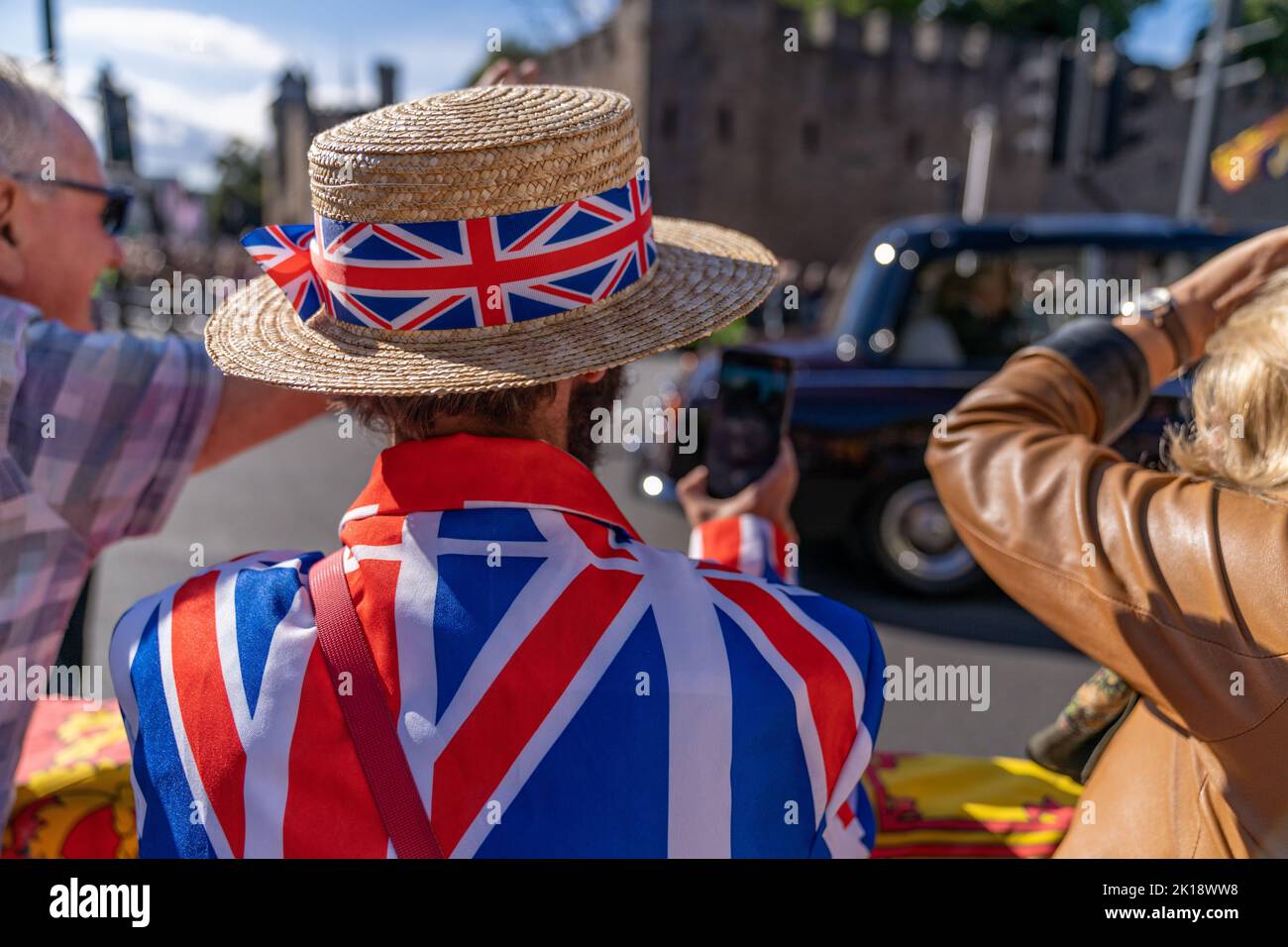 Cardiff, Wales, UK. 16th September 2022. King Charles III and the Queen ...