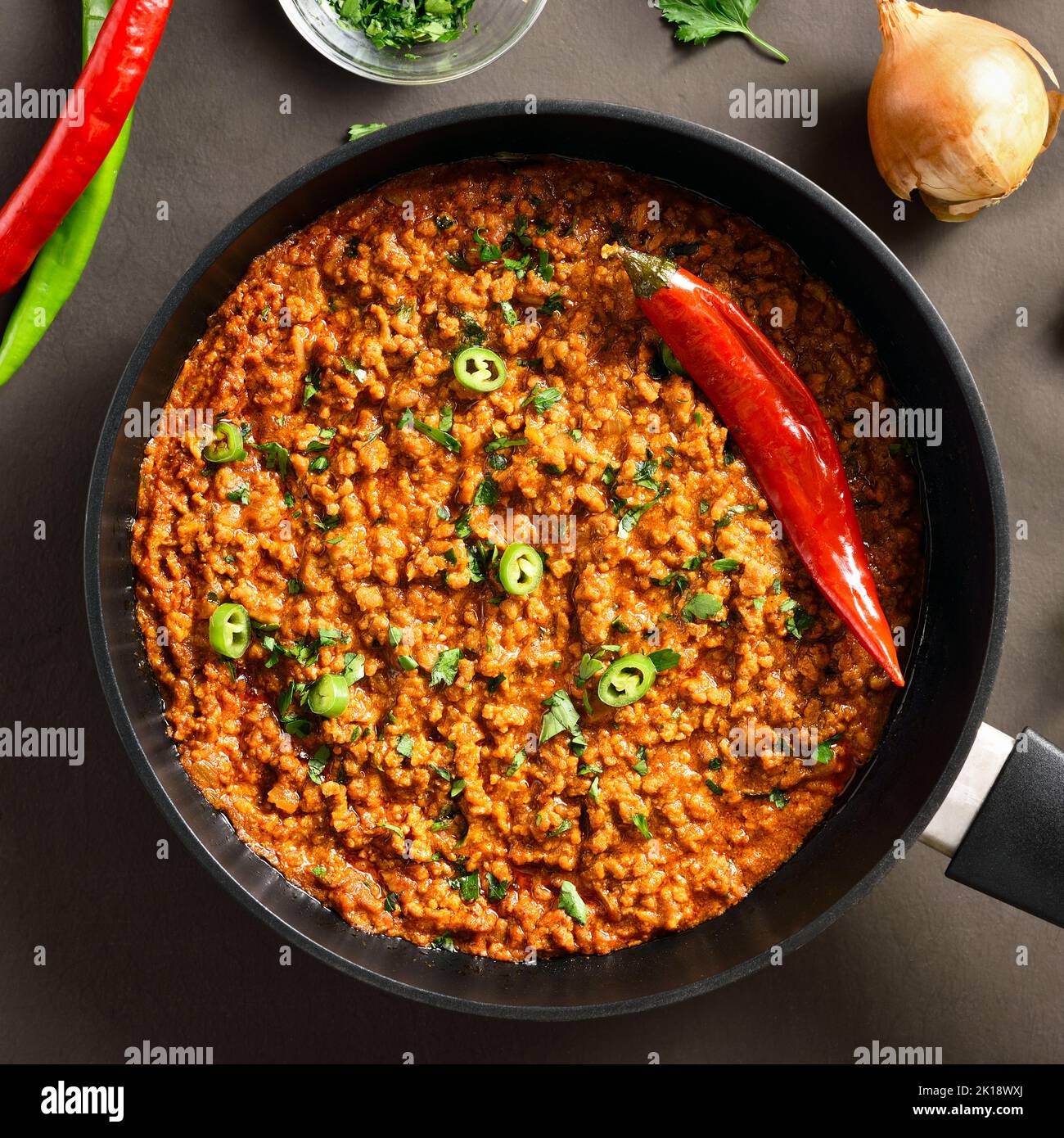 Keema with ground lamb hi-res stock photography and images - Alamy