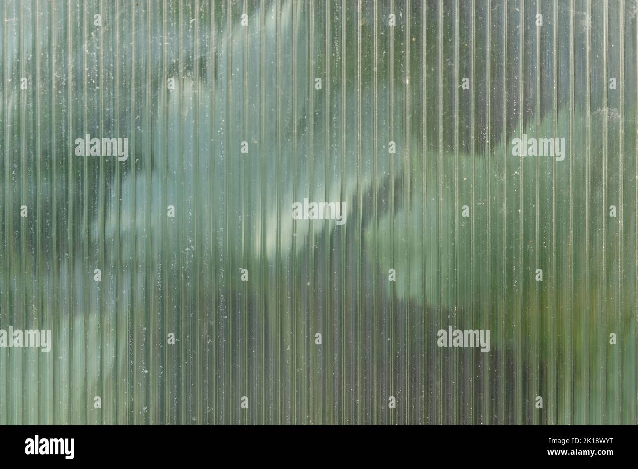 The texture of transparent polycarbonate. Transparent plastic material ...