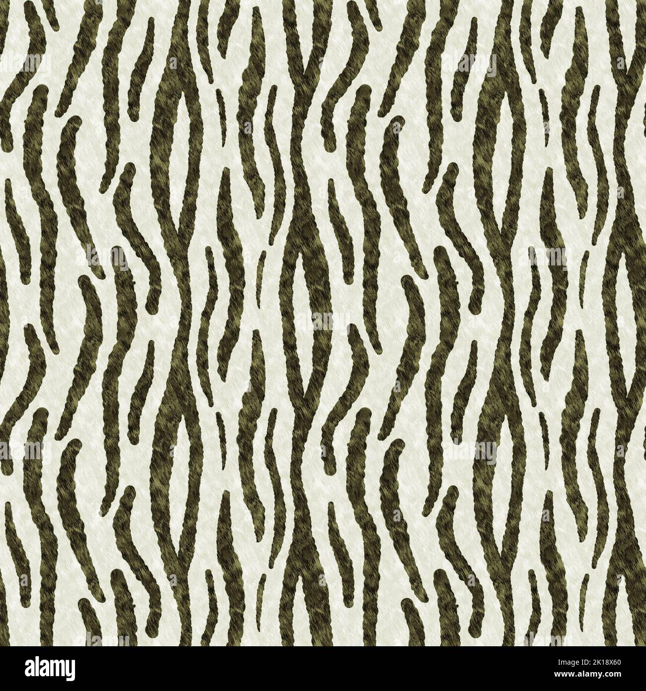 Cute safari tiger print fur wild animal pattern for babies room decor ...