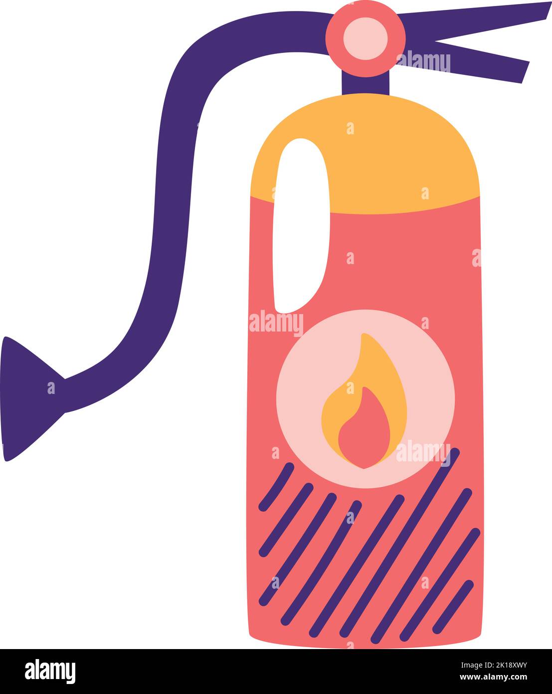 fire extinguisher red color icon Stock Vector Image & Art - Alamy