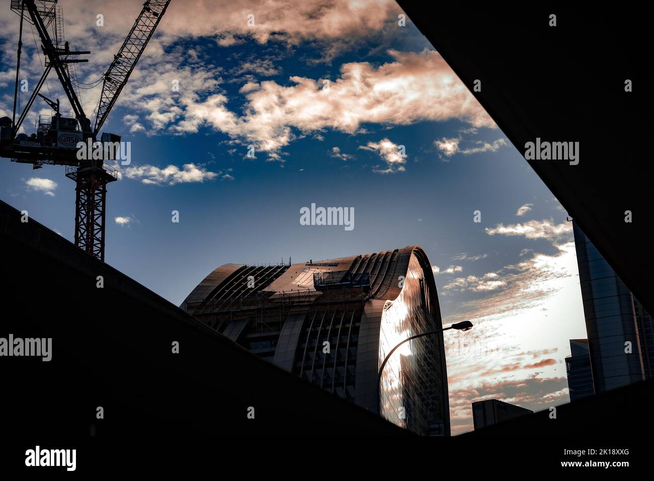 A distant view of the W hotel building in Sydney, Australia Stock Photo ...