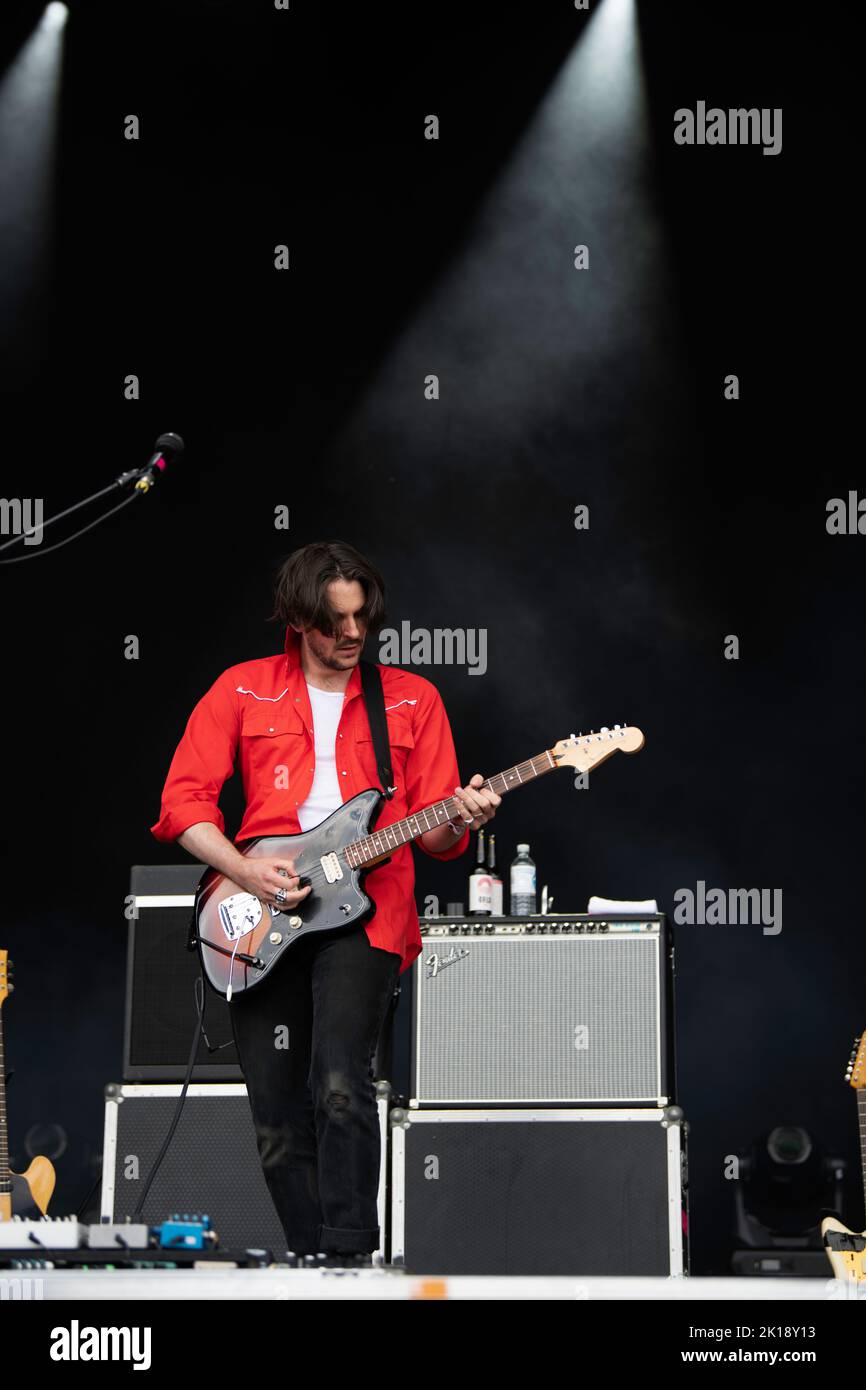 British band, from Brighton, playing at the Tempelhof Sounds festival ...