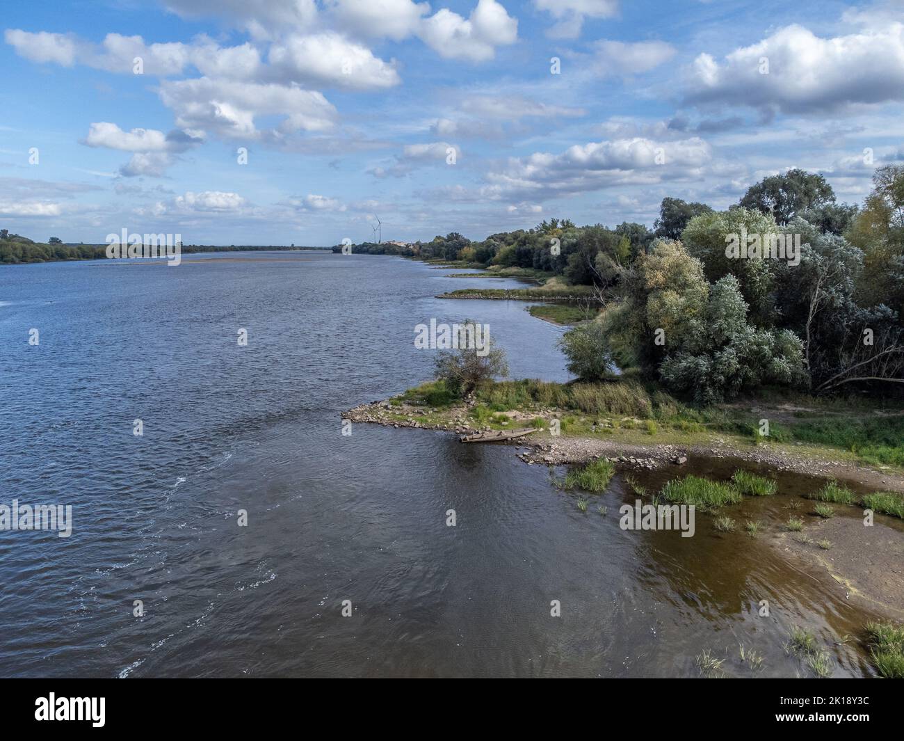 Aerial view wisla vistula river hi-res stock photography and images - Alamy