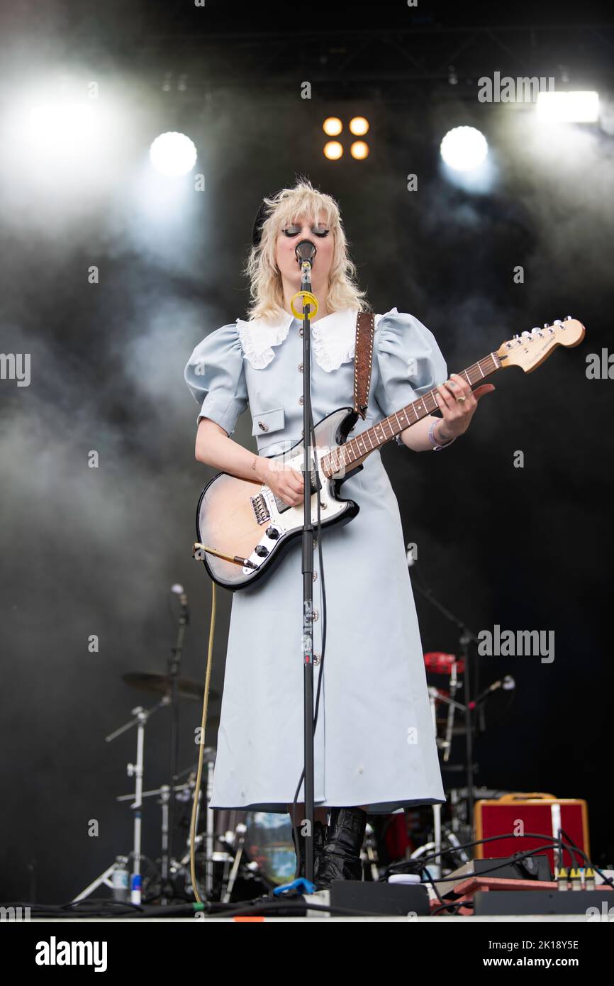 British band, from Brighton, playing at the Tempelhof Sounds festival ...