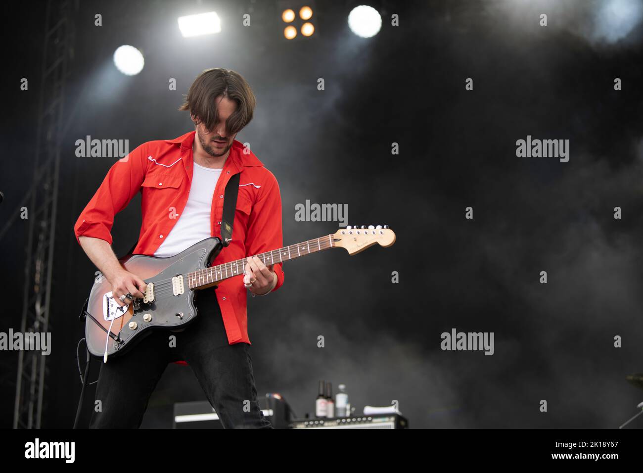 British band, from Brighton, playing at the Tempelhof Sounds festival ...