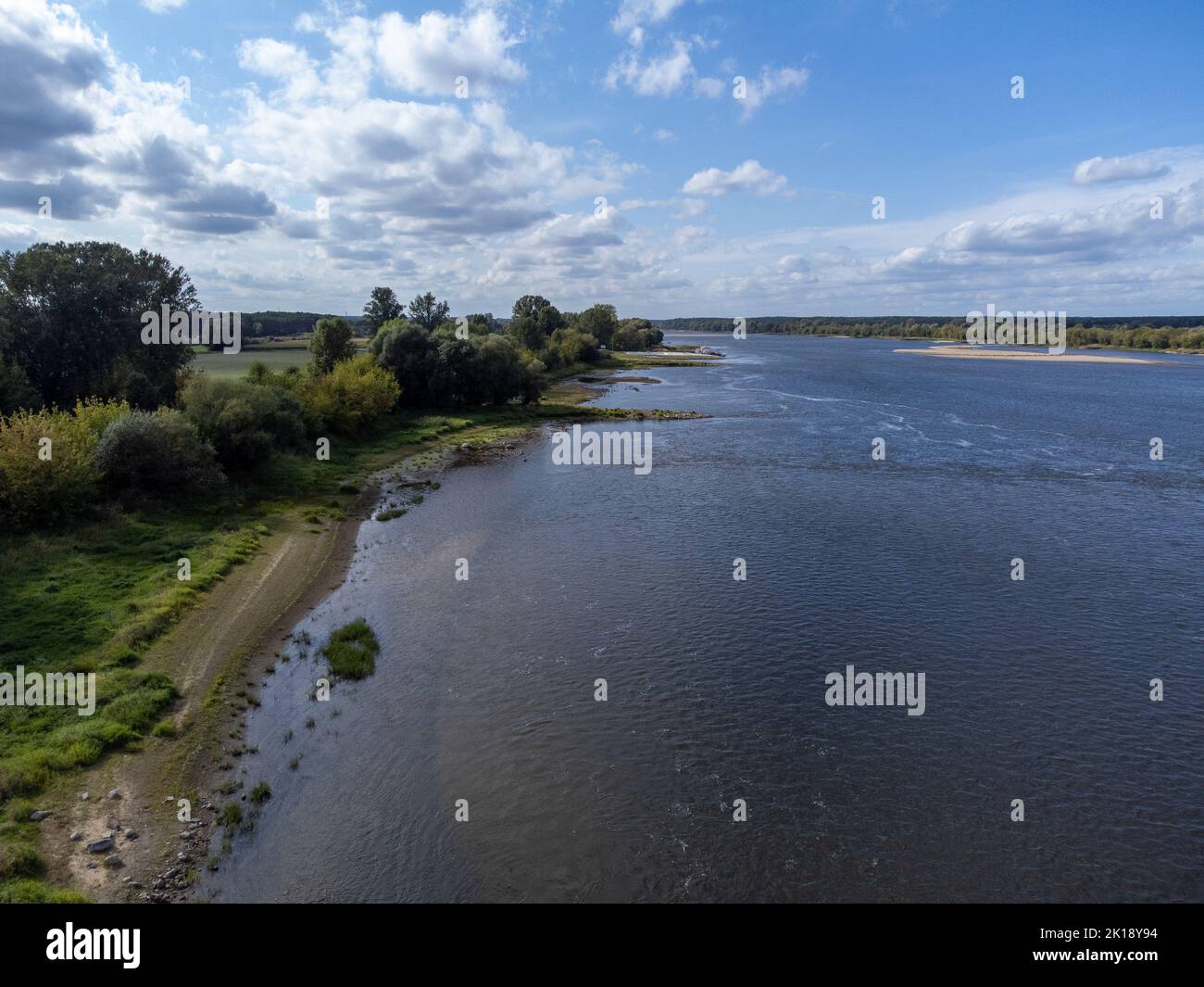 Aerial view wisla vistula river hi-res stock photography and images - Alamy