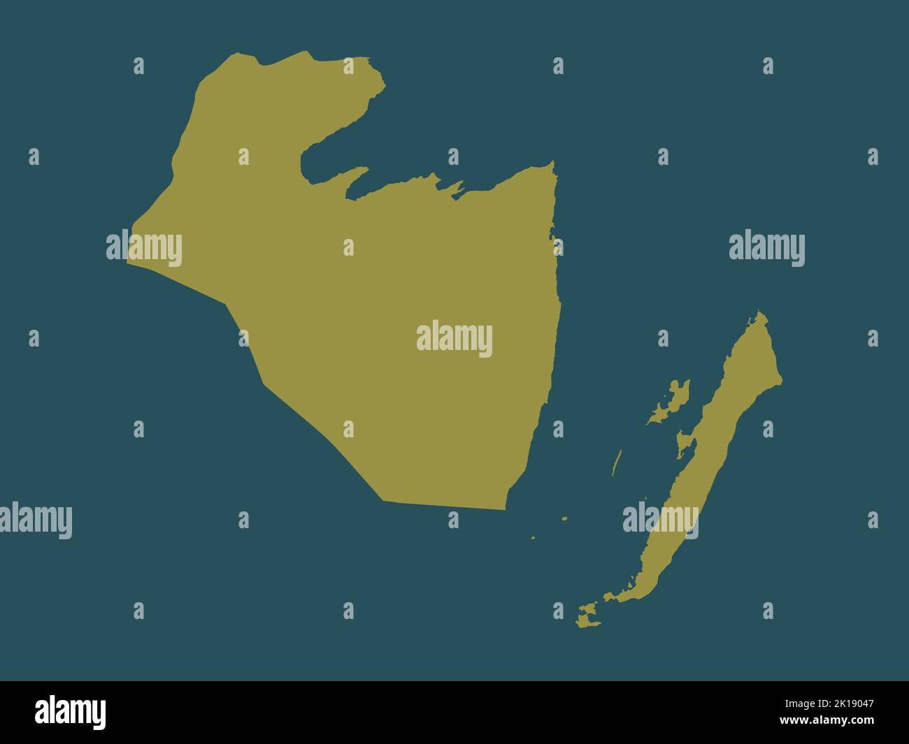 Corozal outline map hi-res stock photography and images - Alamy
