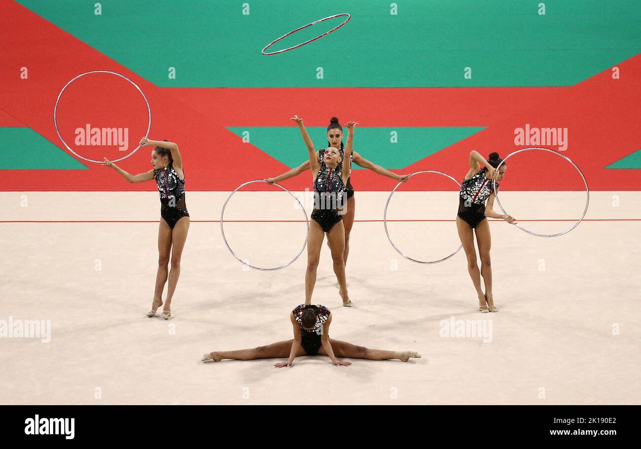 Gymnastics rhythmic gymnastics hi-res stock photography and images - Alamy