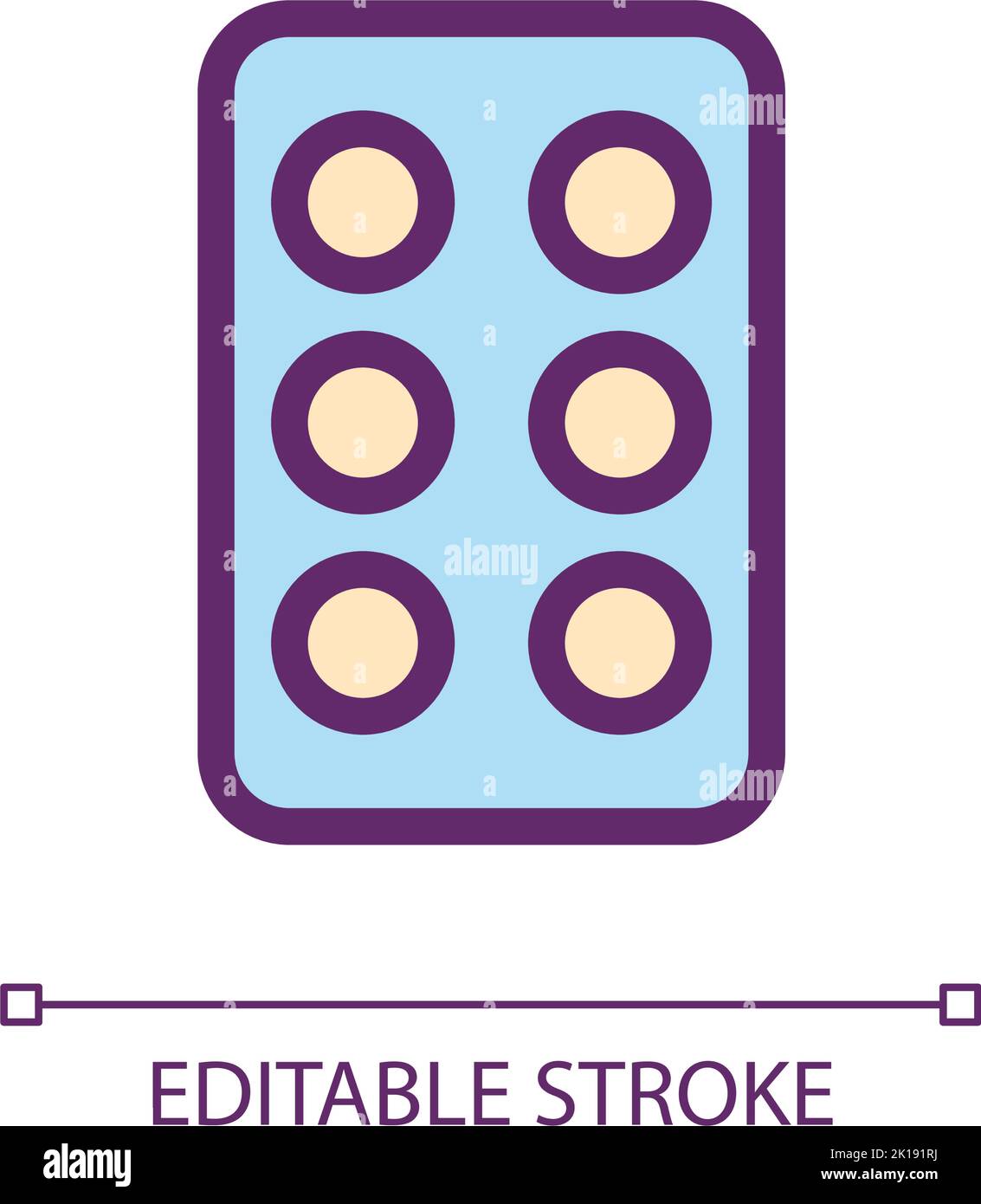 Pills in blister pack pixel perfect RGB color ui icon Stock Vector ... Pills in blister pack pixel perfect RGB color ui icon Stock Vector ...