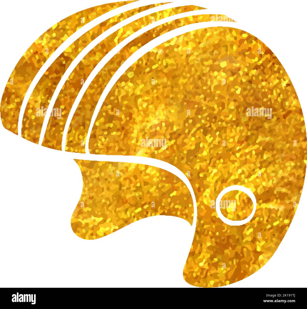 Gold helmet motorbike Stock Vector Images - Alamy