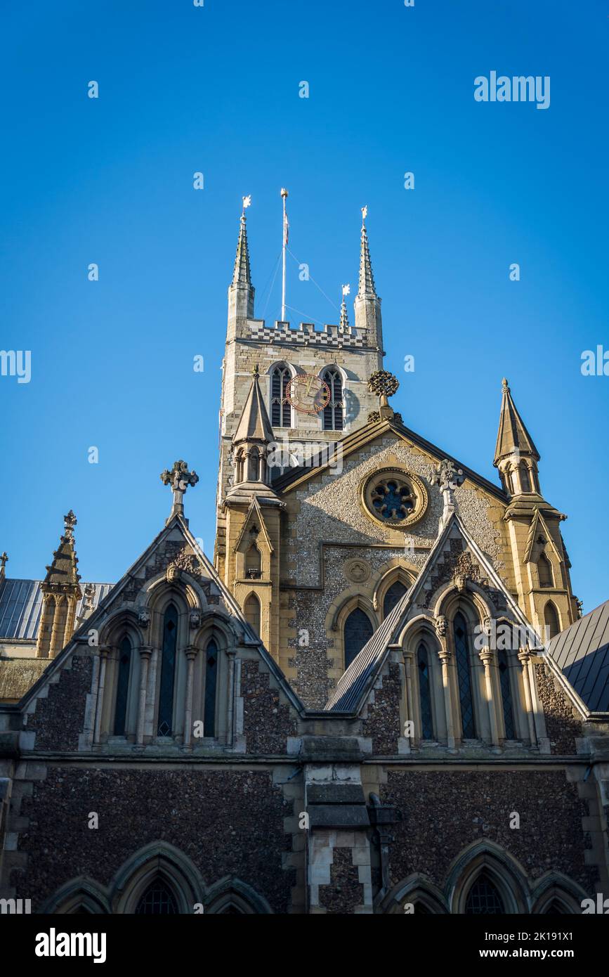 Southwark Cathedral, the present building retains the basic form of the ...