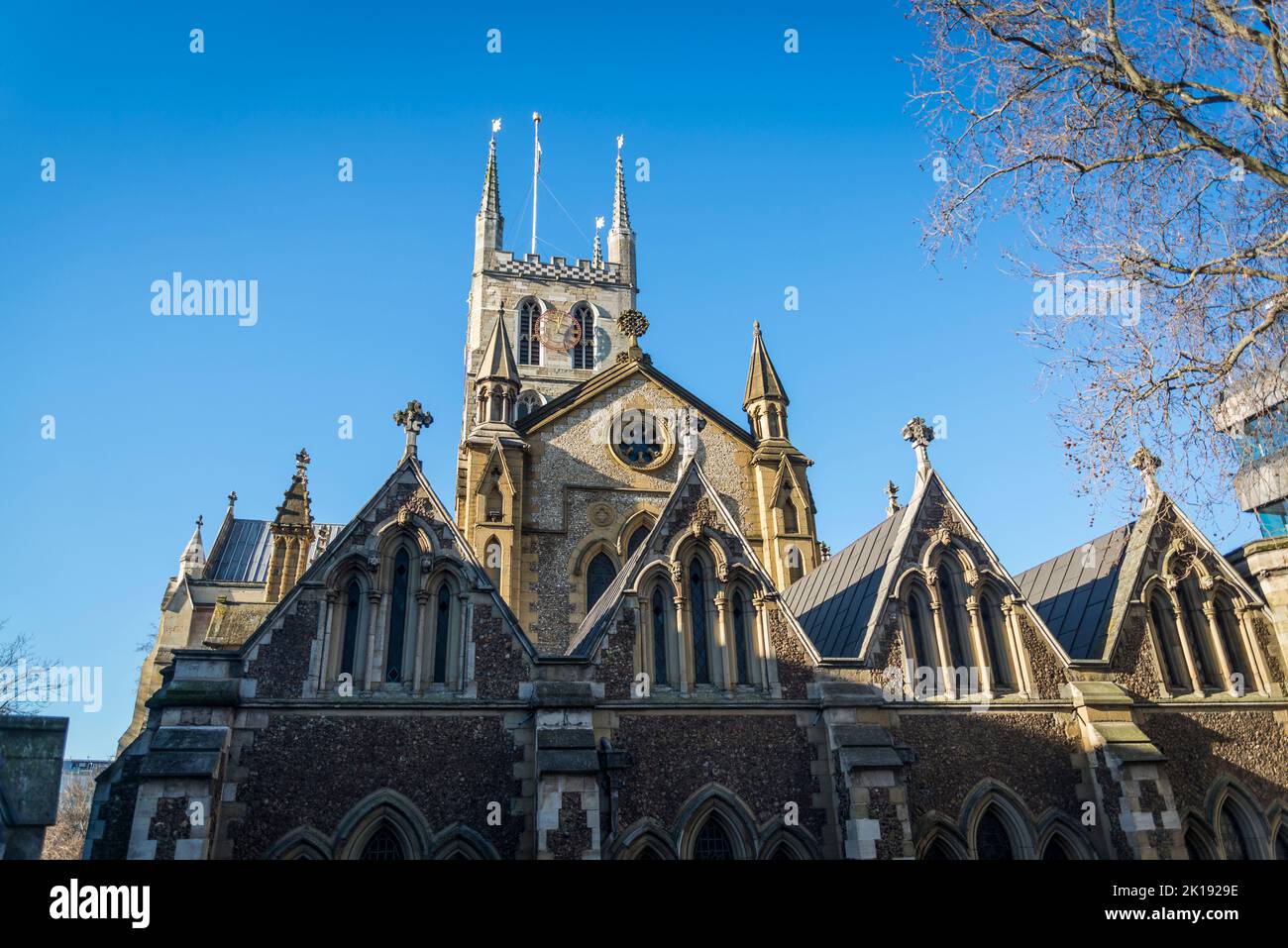 Southwark Cathedral, the present building retains the basic form of the ...
