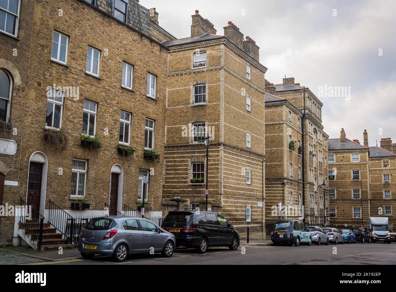 Peabody Trust Clerkenwell Estate social housing, London, England, UK ...
