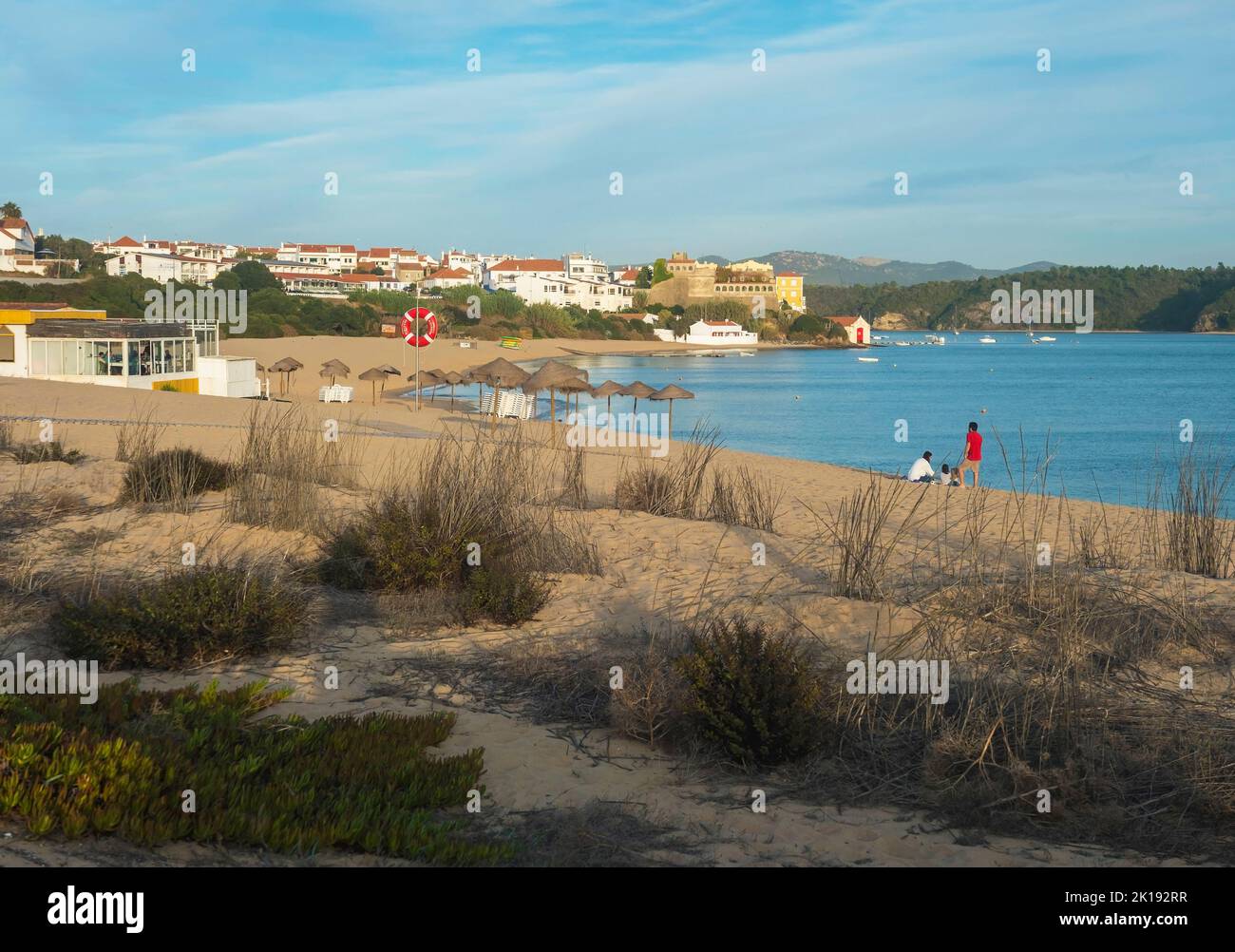 Vila Nova de Milfontes, Portugal, October 25, 2021: View of Praia da ...