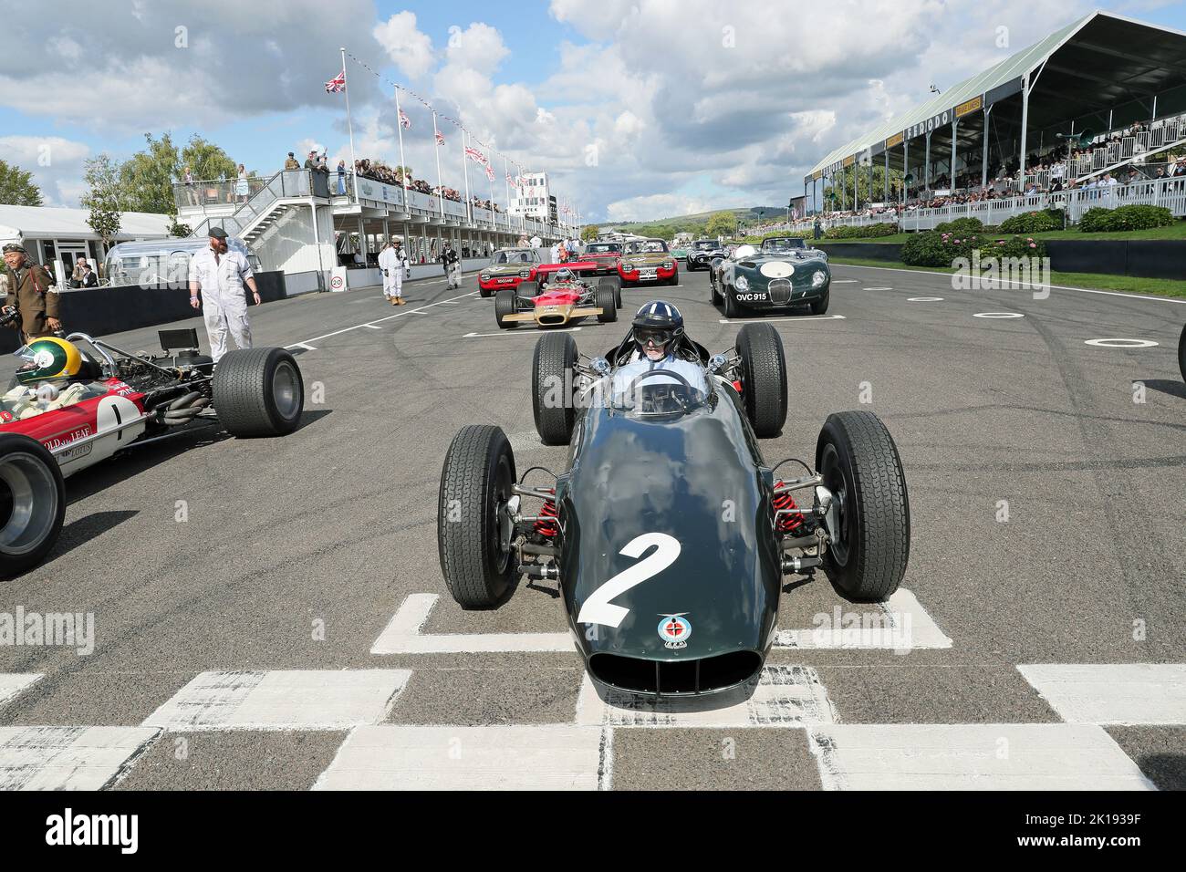 Goodwood, West Sussex, UK. 16th September 2022. Damon Hill on pole ...