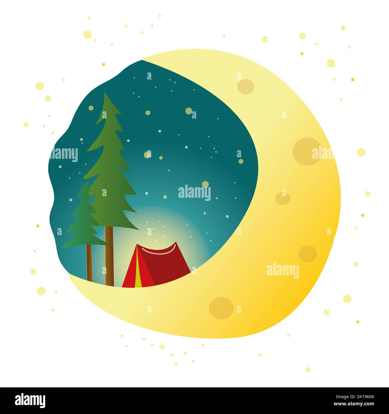Summer stars in night Cut Out Stock Images & Pictures - Alamy