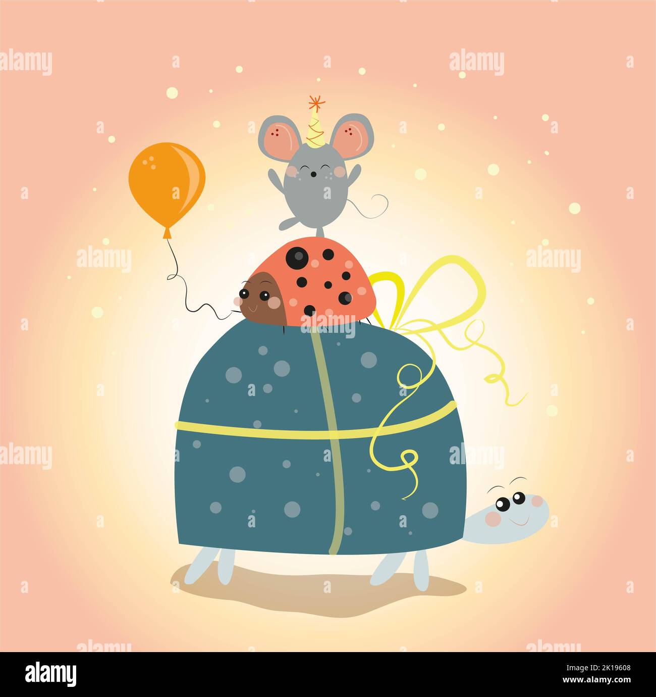 Vector clipart set cartoon turtle hi-res stock photography and images ...