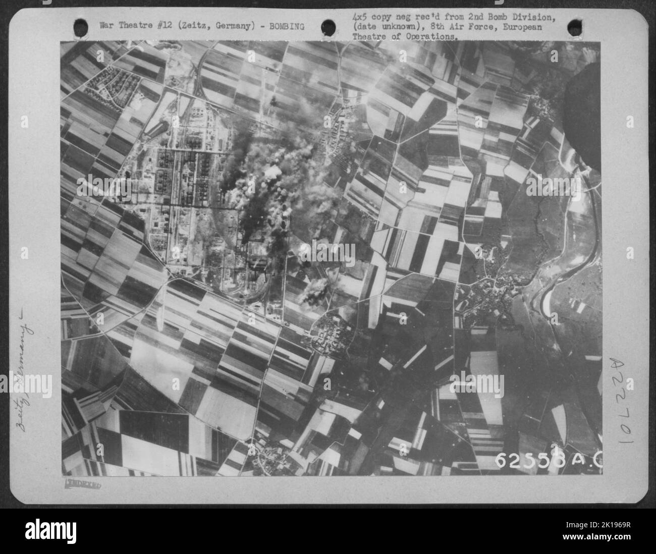 Bombing Of Enemy Installations At Zietz, Germany, 12 May 1944 By Planes ...