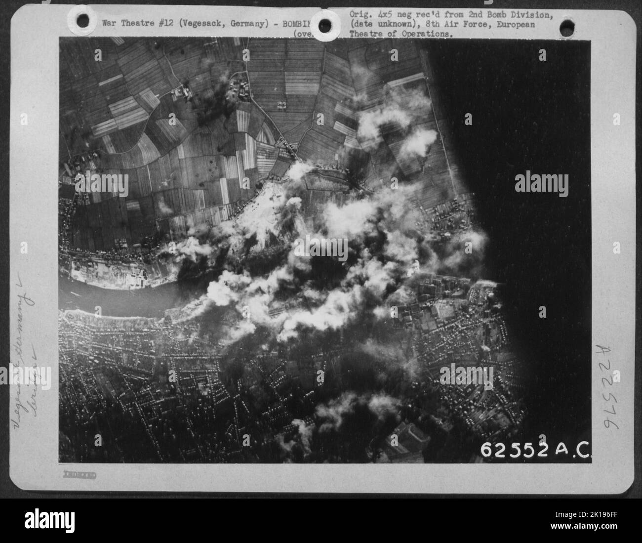 Bombing Of Bridge Near Vegesack, Germany, 18 March 1945 By Planes Of ...