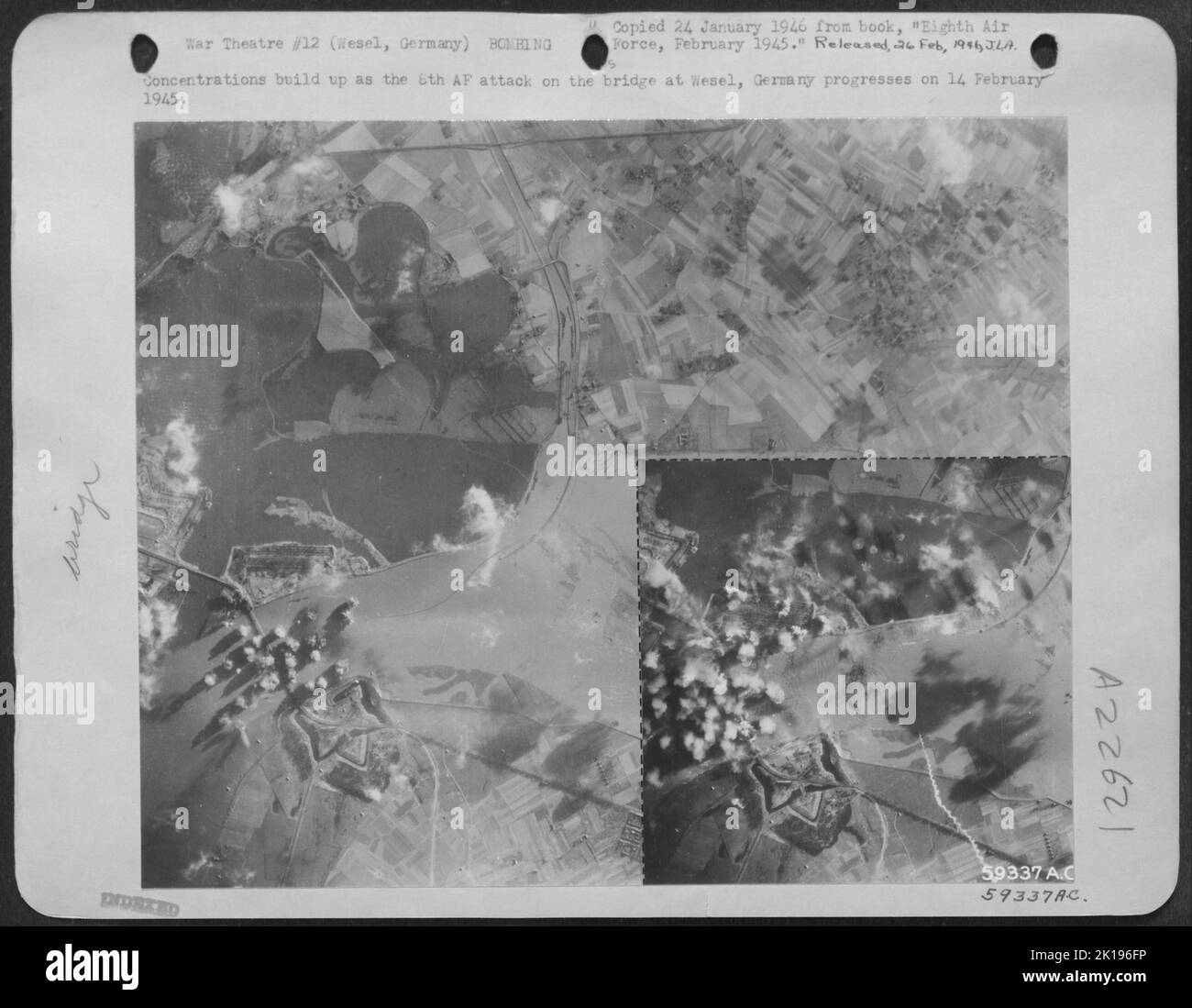 Concentrations Build Up As The 8Th Air force Attack On The Bridge At ...