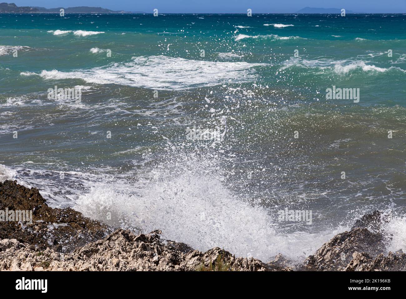 North corfu aerial hi-res stock photography and images - Alamy