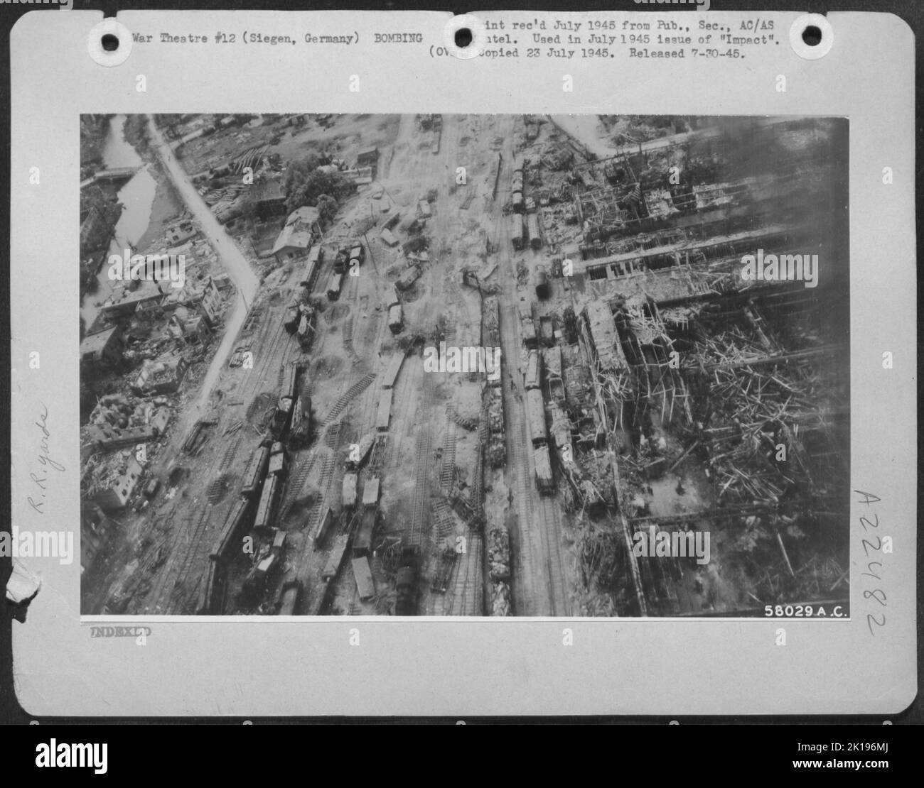 Siegen, Germany Was One Of The Key Points In The Rhineland Interdiction ...