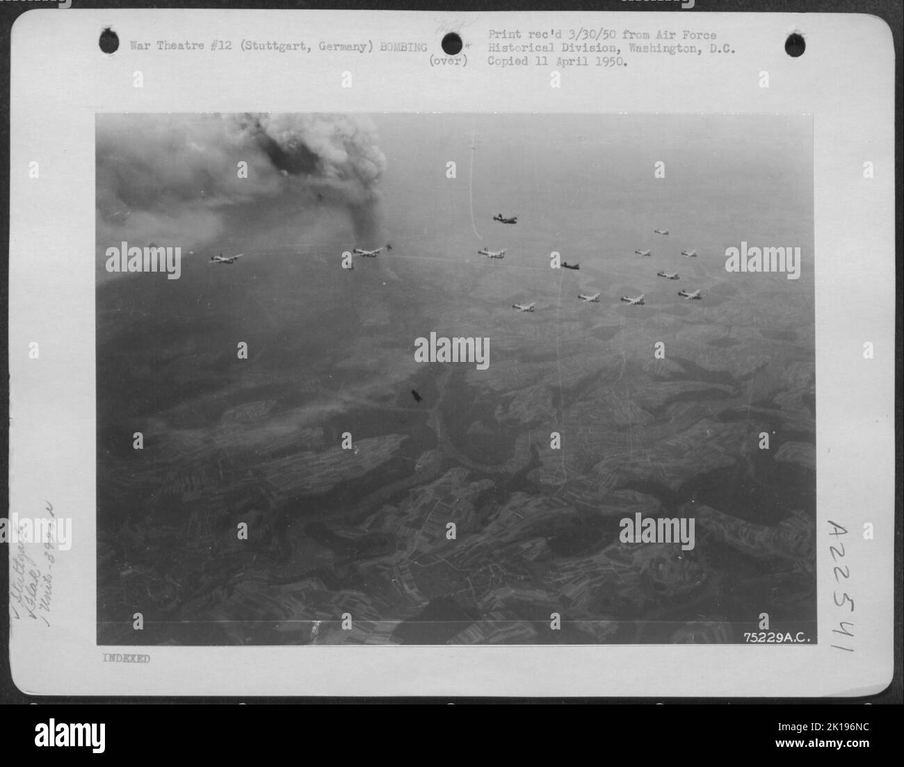 A Formation Of Consolidated B-24 Liberators Of The 392Nd Bomb Group ...