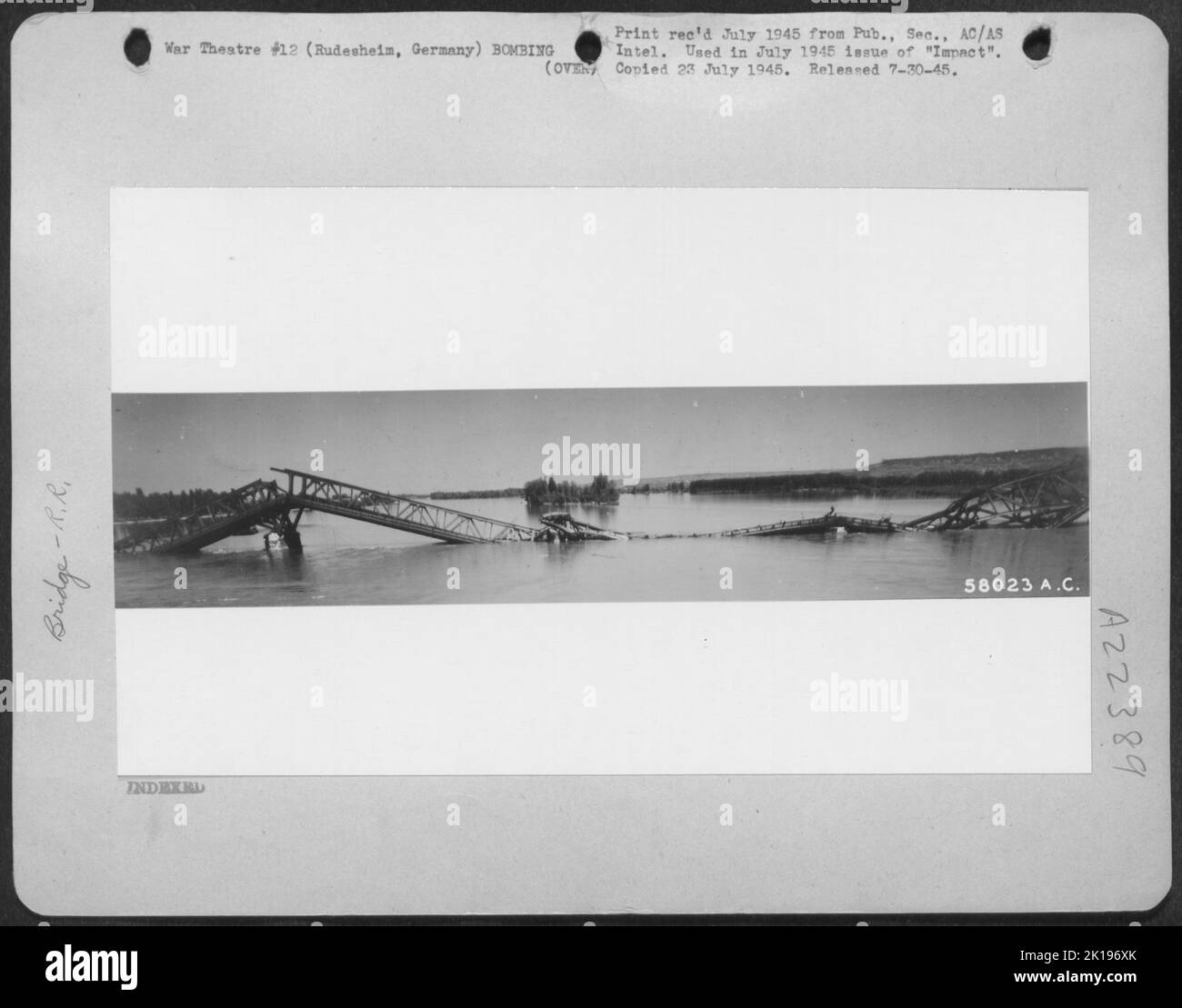 1945 destroyed rhine bridges hi-res stock photography and images - Alamy
