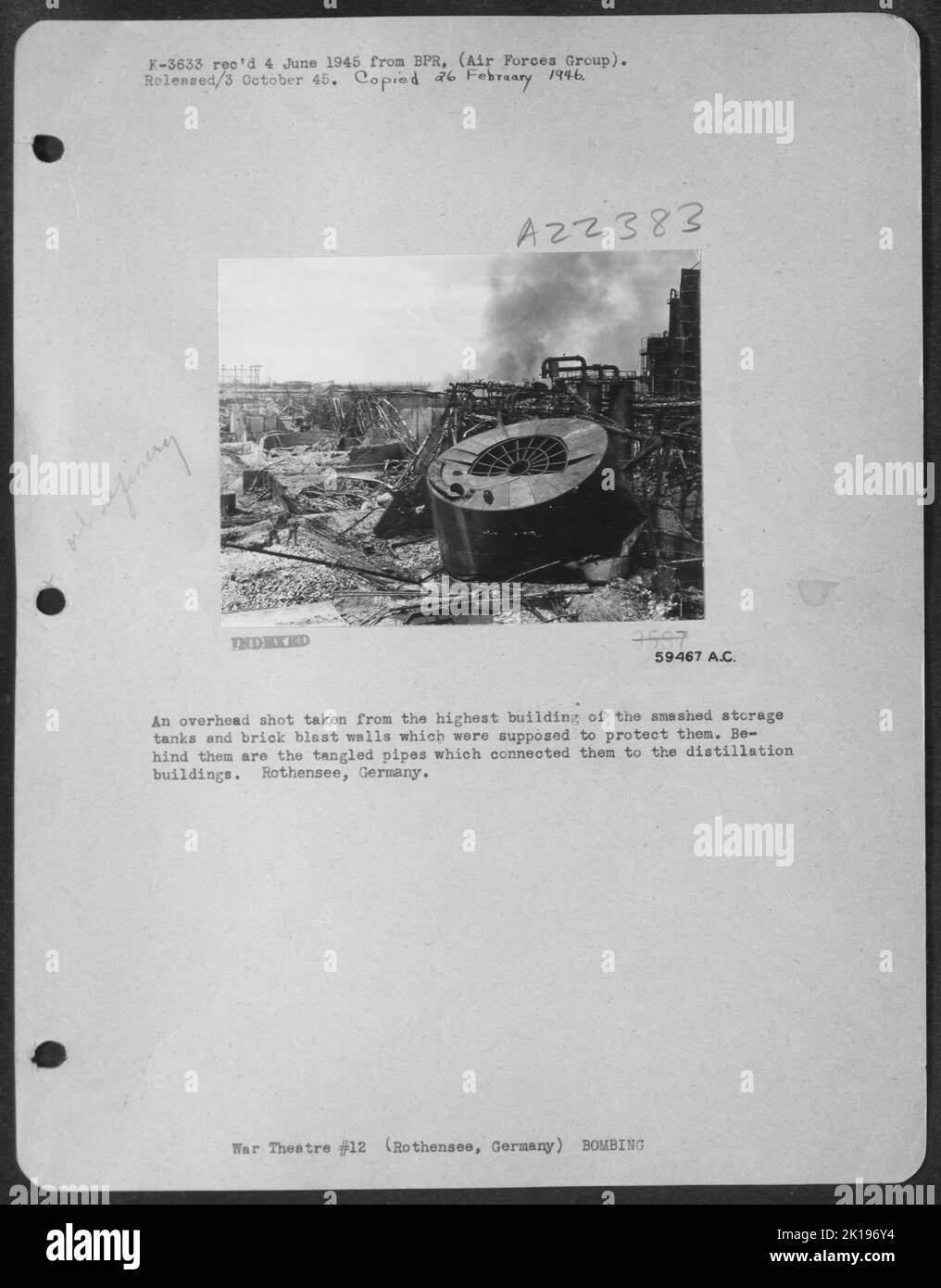 An Overhead Shot Taken From The Highest Building Of The Smashed Storage ...