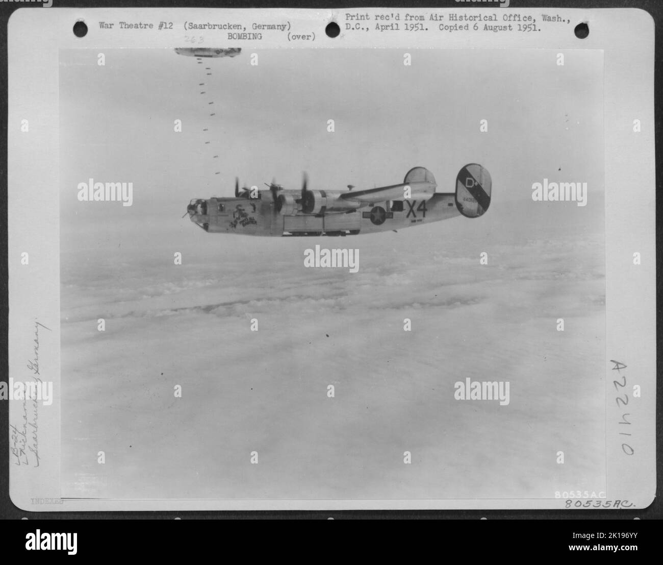 Bombs Are Just Being Released From The Bomb Bay Of The Consolidated B ...