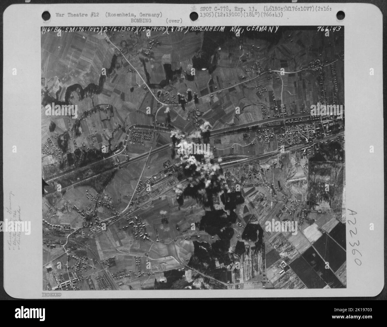Bombs Dropped By Planes Of The 461St Bombardment Group, 766Th Bomb ...