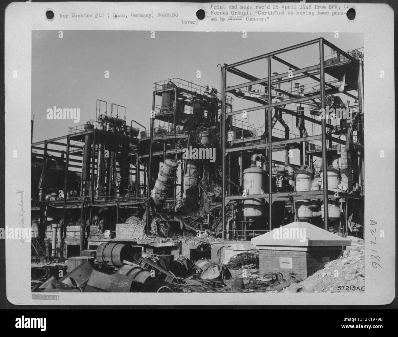 Aptly Named 'Indigo Strasse' -- The Chemical Works At Opau, Germany Was ...