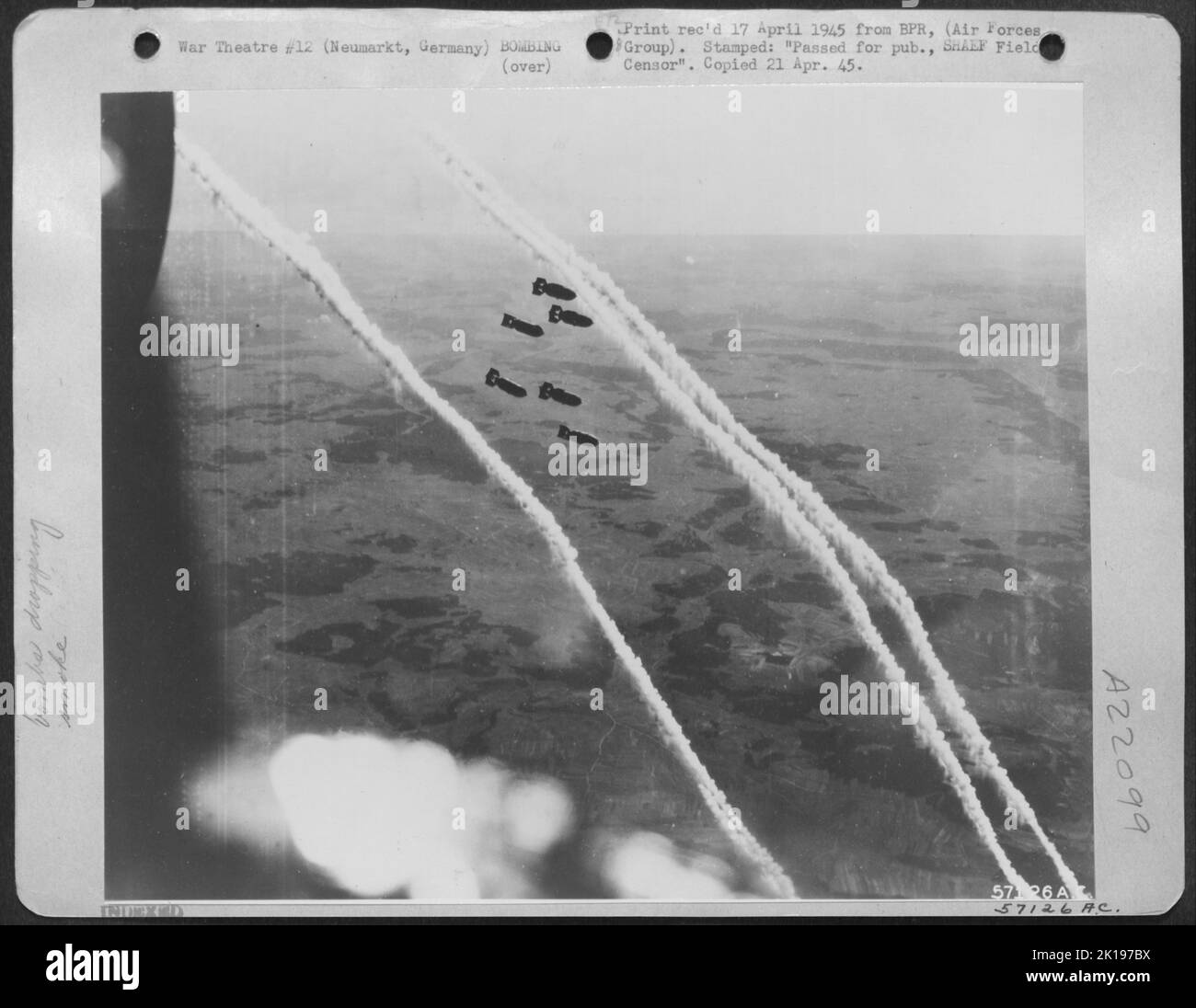 Neumarkt Rail Yards -- White Streamers, From Smoke Bombs Dropped By A ...