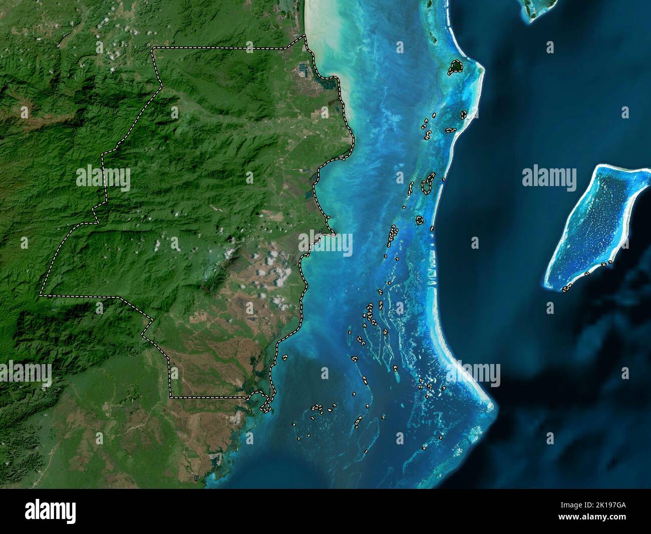 Outline map of stann creek hi-res stock photography and images - Alamy
