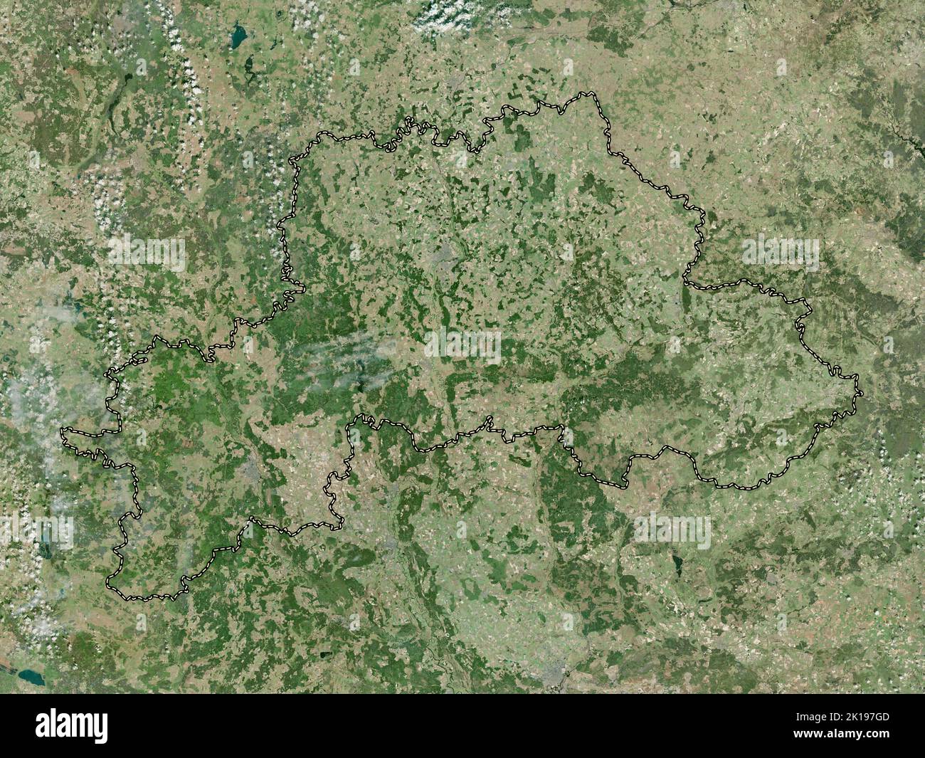 Belarus map zoom border satellite hi-res stock photography and images - Alamy