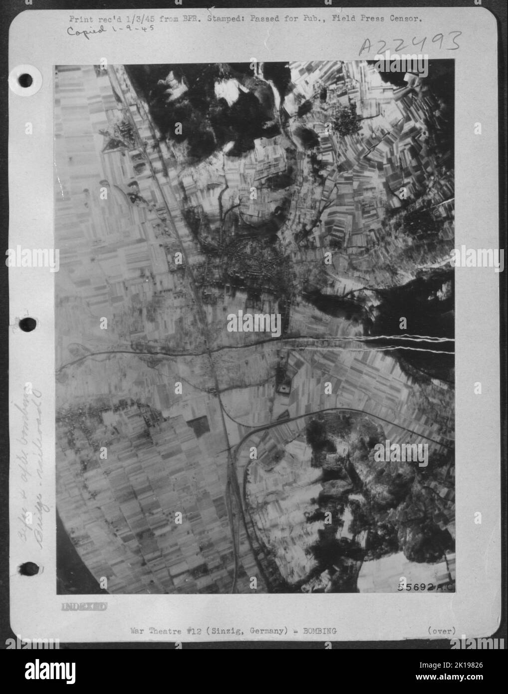 Showing signs of a previous attack, this is how the rail bridge near ...