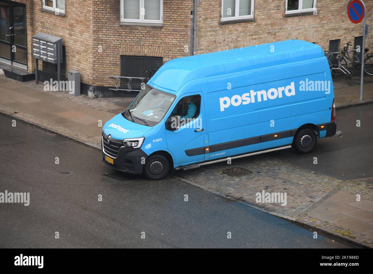 Postnord delivery van hi-res stock photography and images - Alamy