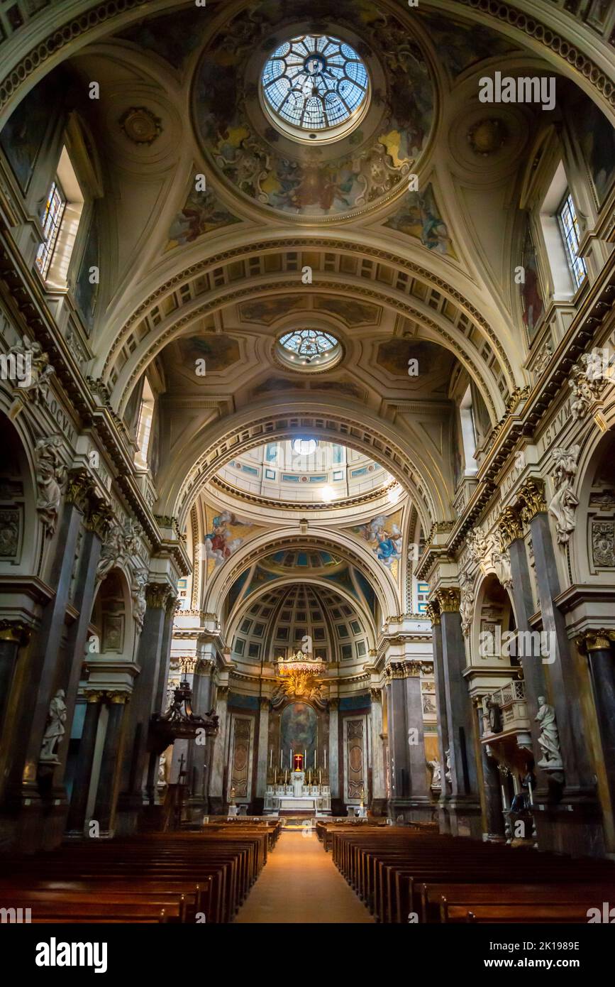 Brompton oratory catholic church knightsbridge hi-res stock photography ...