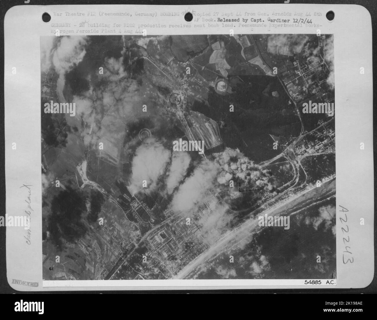 GERMANY-2nd building for H202 production receives next bomb load ...