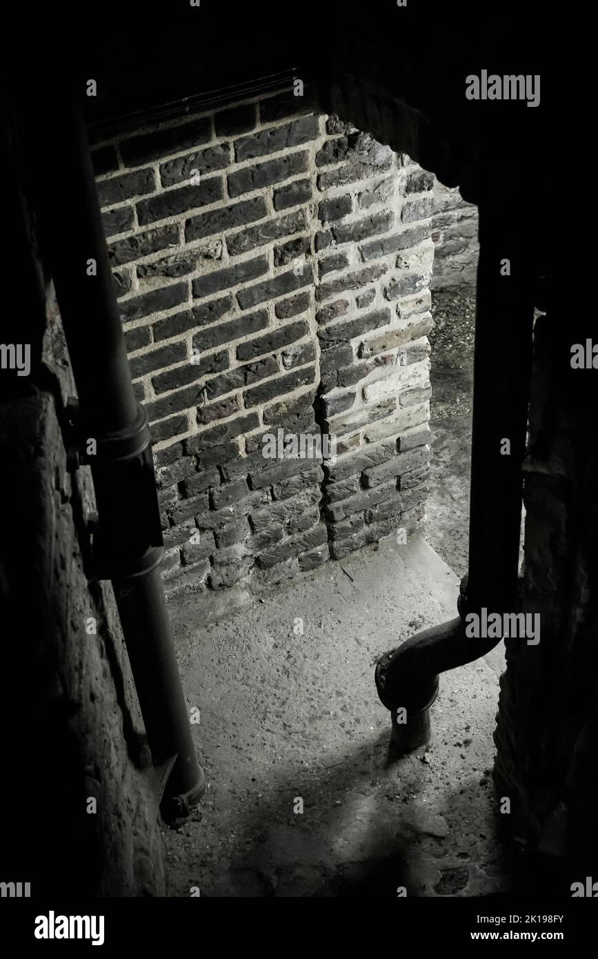Old pipes in a cellar, London, England, UK Stock Photo - Alamy