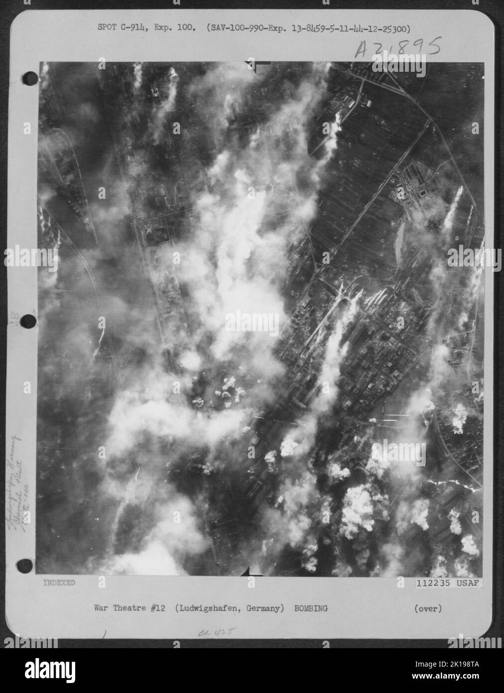 Bombs Burst On I.G. Farbenindustrie, Huge Chemical Plant, At ...