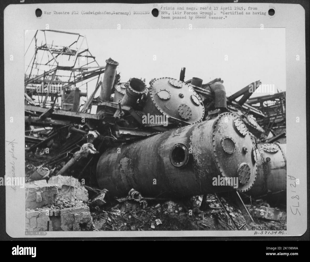 Ludwigshafen Chemical And Oil Production In Chaos -- Vacuum And ...