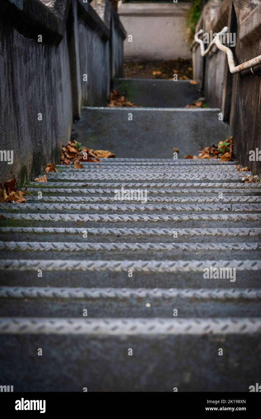 Bridge stairs, London, UK Stock Photo - Alamy