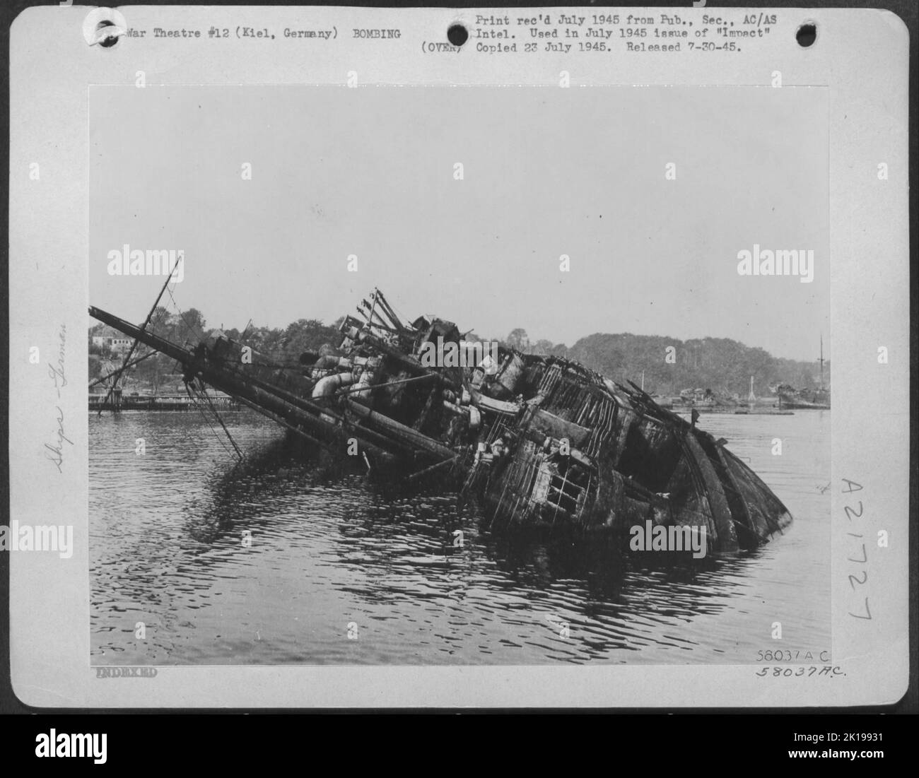 Ss New York, Famous Hamburg-American Ship Of Trans-Atlantic Run, Lies ...