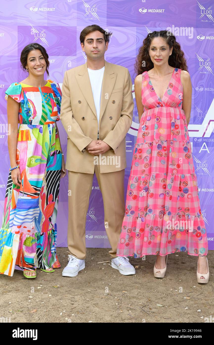 Chiara Tron (left) Giovanni Nasta (center) and Simona Cavallari (right ...